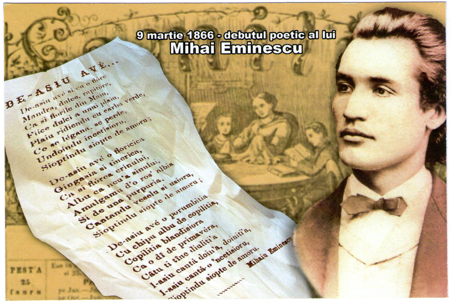 Ziua lui Eminescu: teme si motive in opera celui mai mare poet roman ...